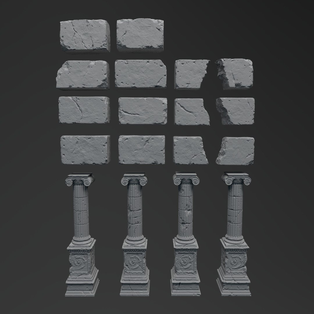 Free Floating Gothic Archway Ruin Model - TurboSquid 2059675