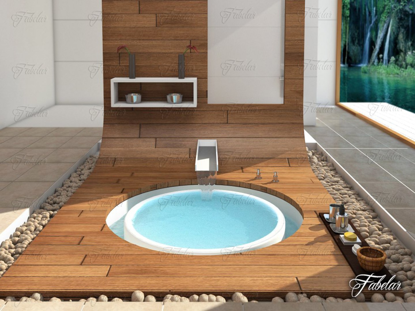 3D Bathroom Scene Model - TurboSquid 1234542