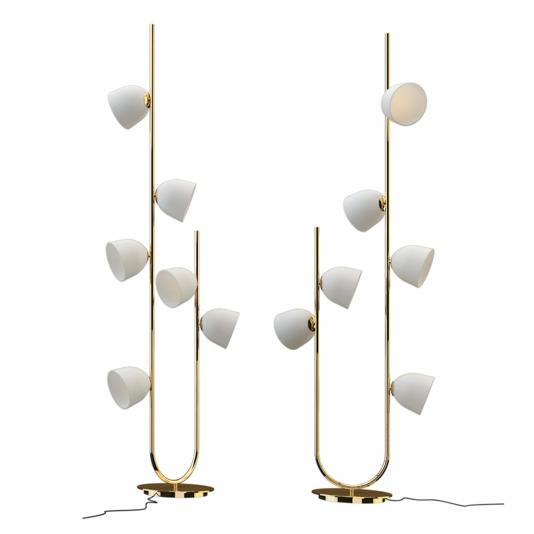 3D Bolle Gallotti Floor Lamp - TurboSquid 1372971