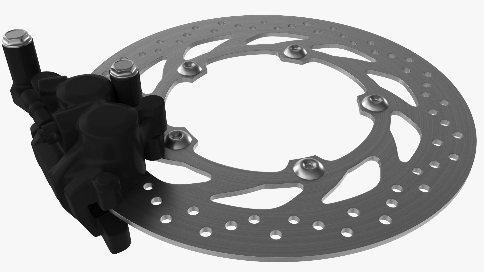 3D Model Motorcycle Disk Brake - TurboSquid 1459355