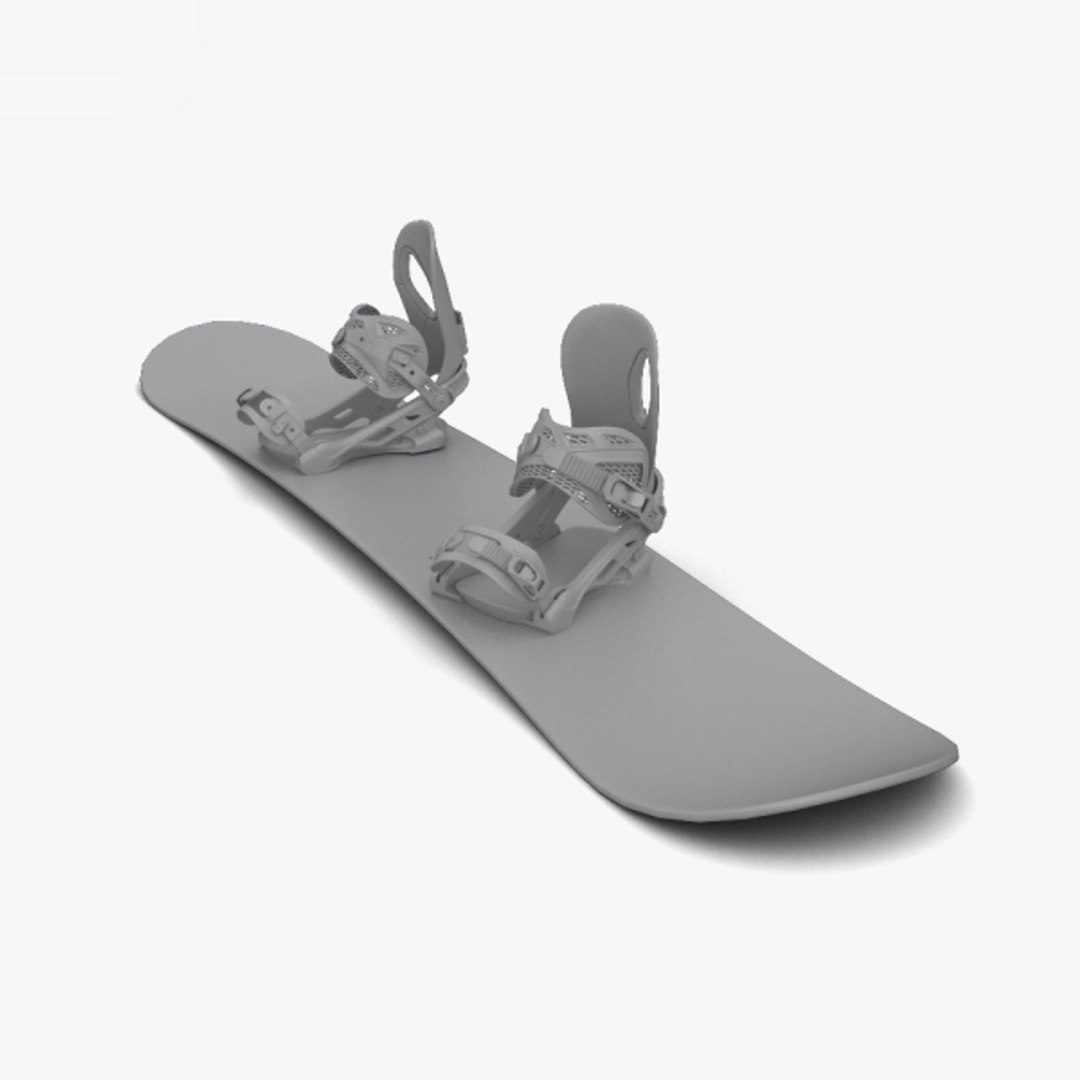 Snowboard Snow 3D Model - TurboSquid 1569714