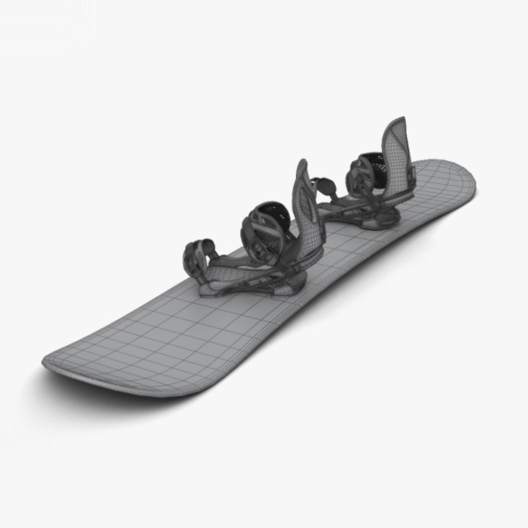 Snowboard Snow 3D Model - TurboSquid 1569714