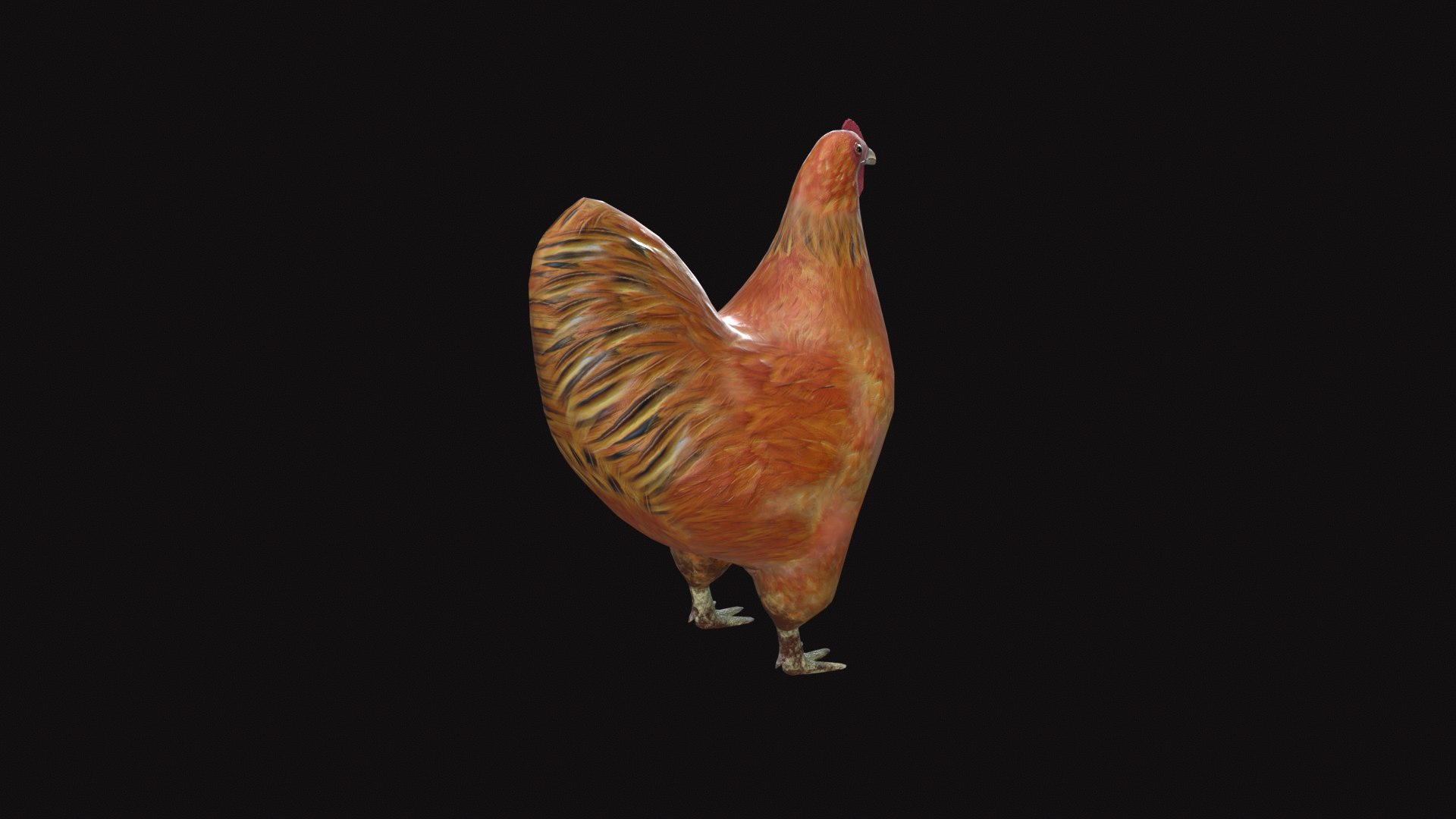 Medieval Chicken 01 3D Model - TurboSquid 2320591