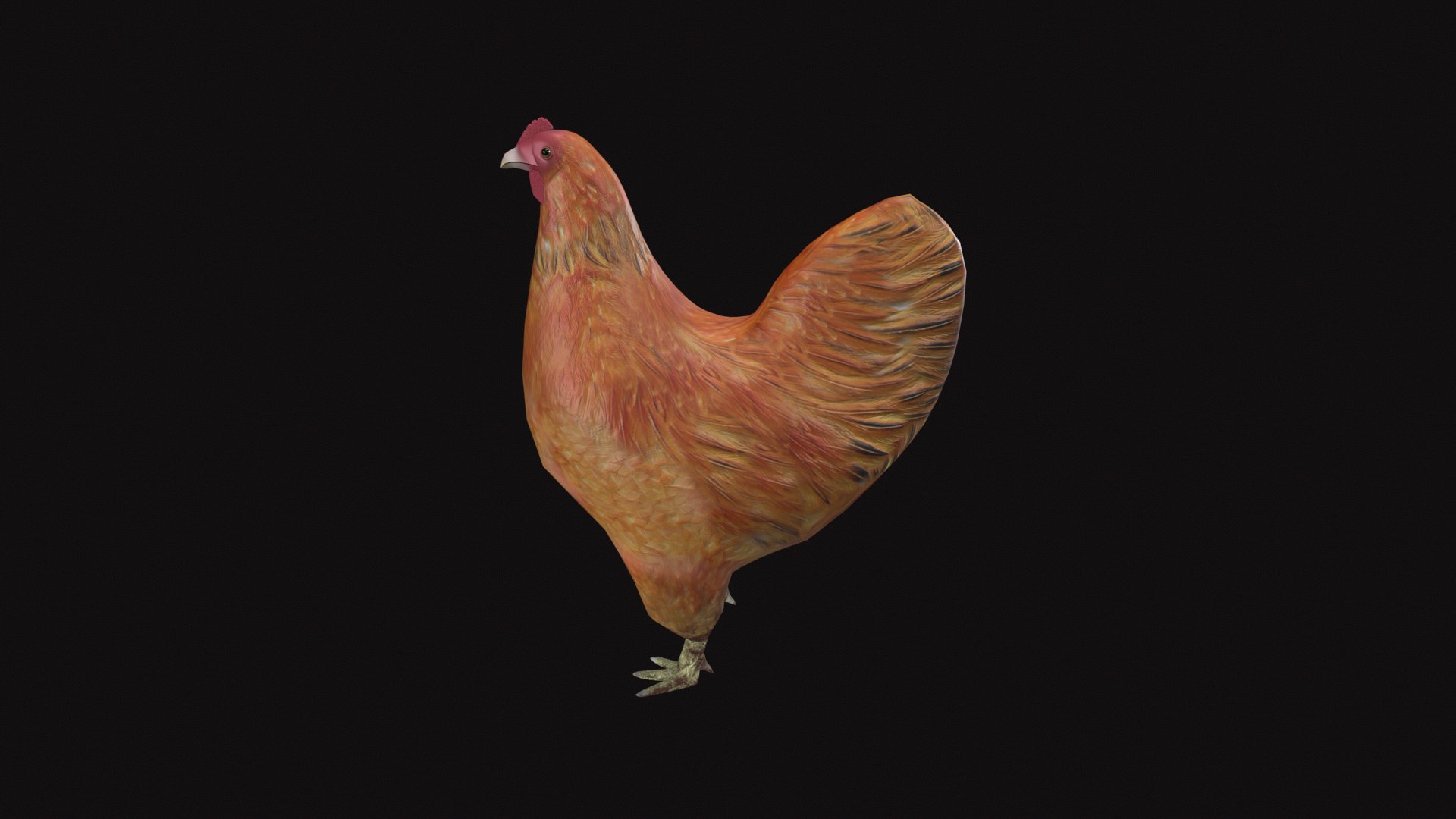 Medieval Chicken 01 3D Model - TurboSquid 2320591