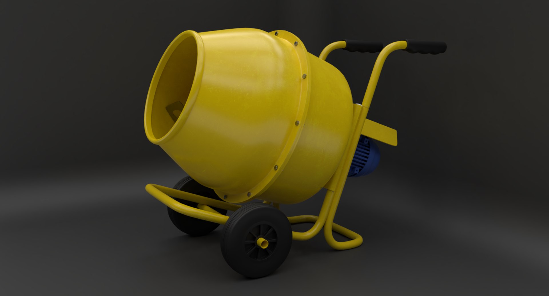 Concrete mixer 3D model - TurboSquid 1407093