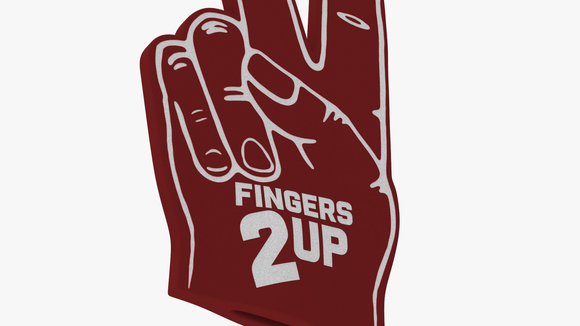 3D Foam Hand Supporter 2 Fingers Model - TurboSquid 2419716