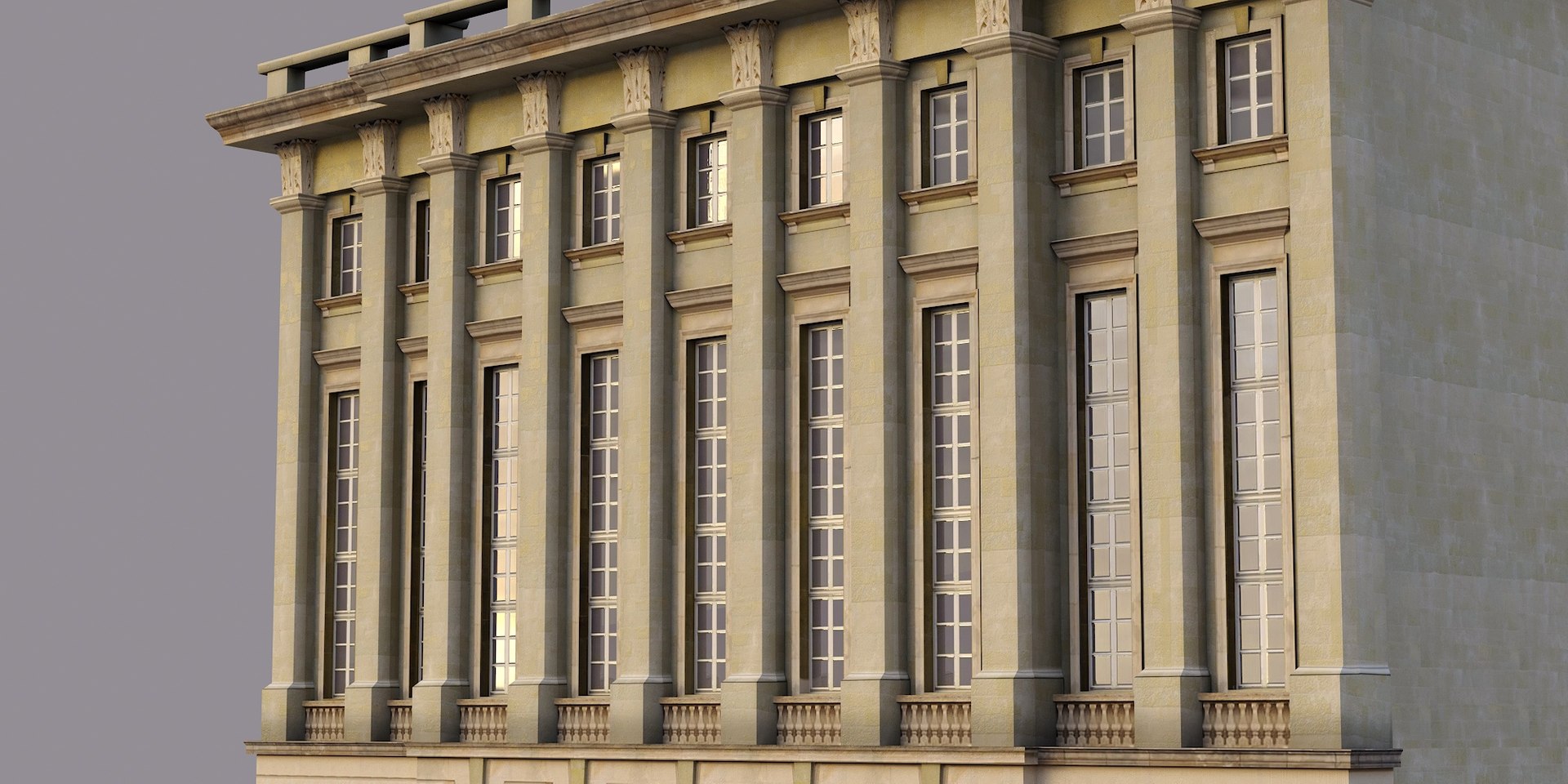 Neoclassical Architecture Building 3D - TurboSquid 1563477