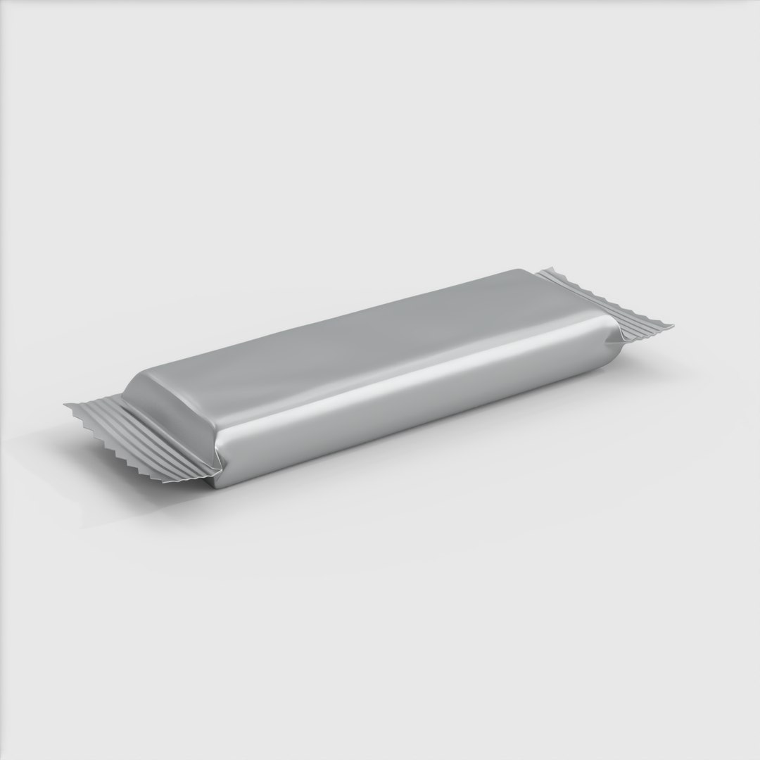 Foil Chocolate Bar Pack 3D Model - TurboSquid 2168636