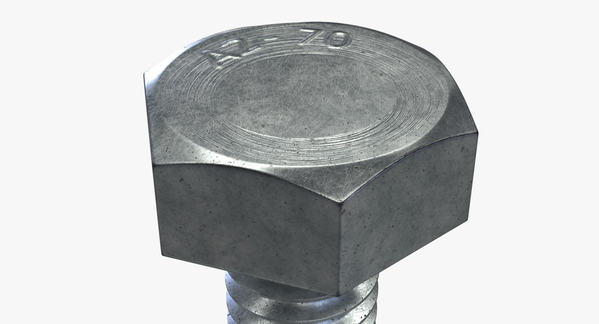 3D model hex bolt m4x40 - TurboSquid 1361449