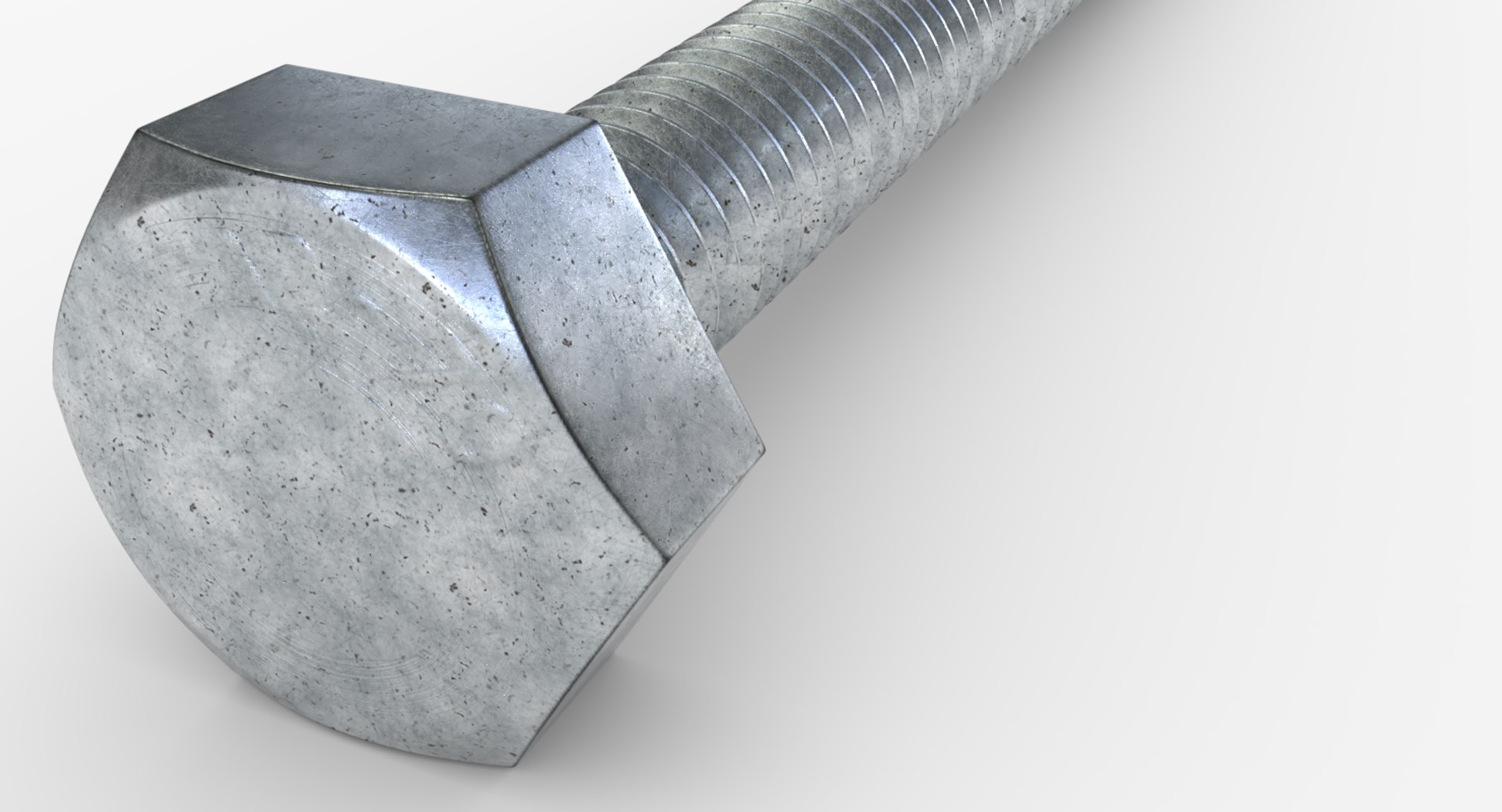 3D model hex bolt m4x40 - TurboSquid 1361449