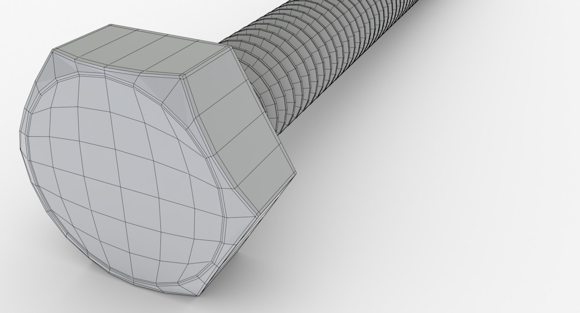 3D model hex bolt m4x40 - TurboSquid 1361449