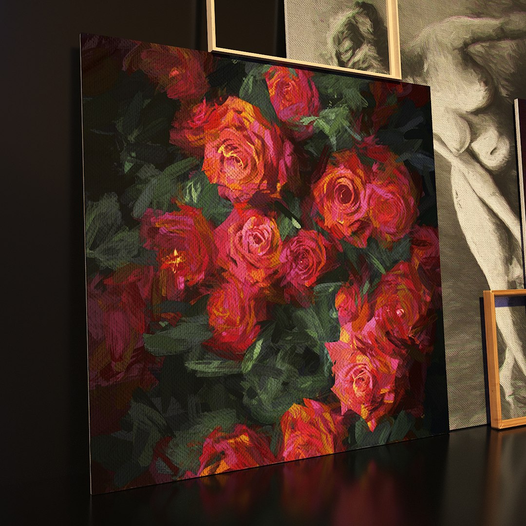 3D Artist Studio Paintings Set - TurboSquid 1650158