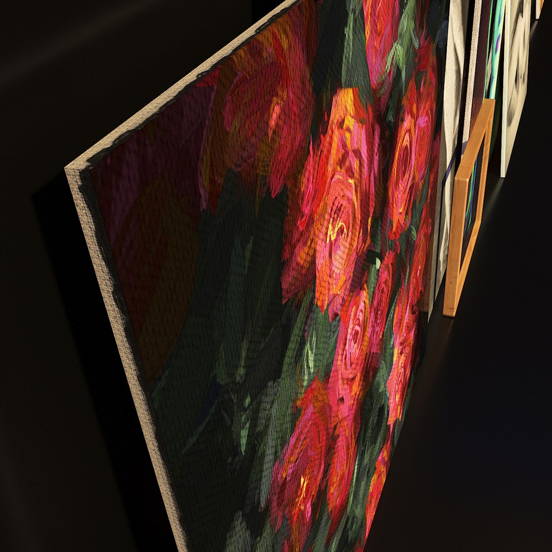 3D Artist Studio Paintings Set - TurboSquid 1650158