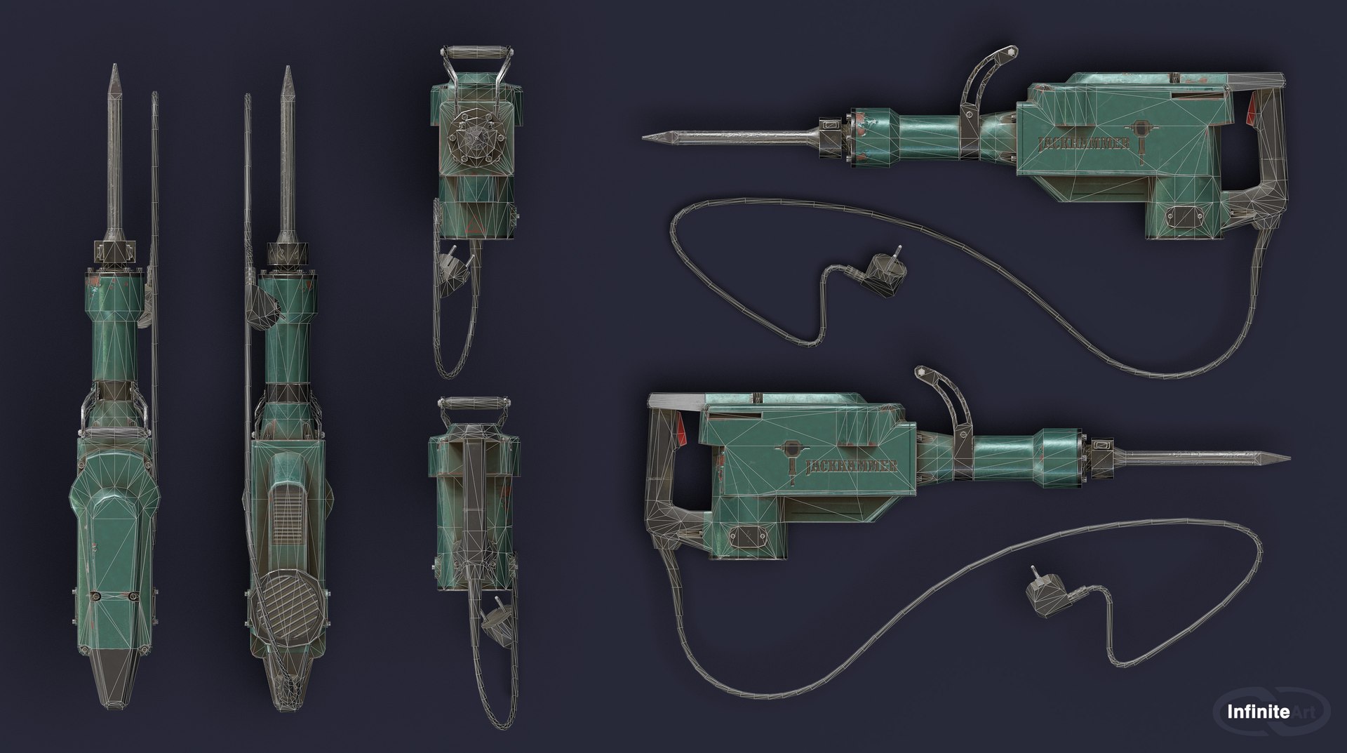 3D Model Jackhammer - TurboSquid 1851010