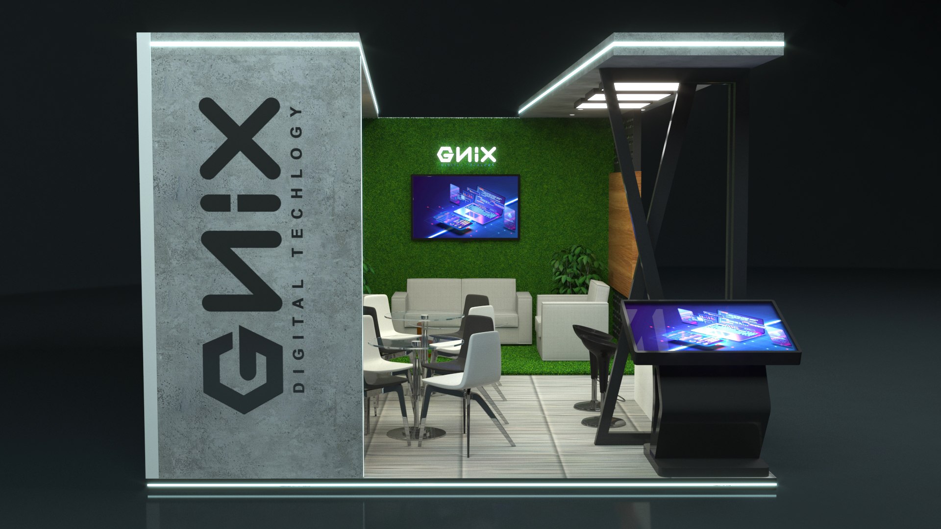 3D Booth Exhibition Stand Stall Model - TurboSquid 2193958