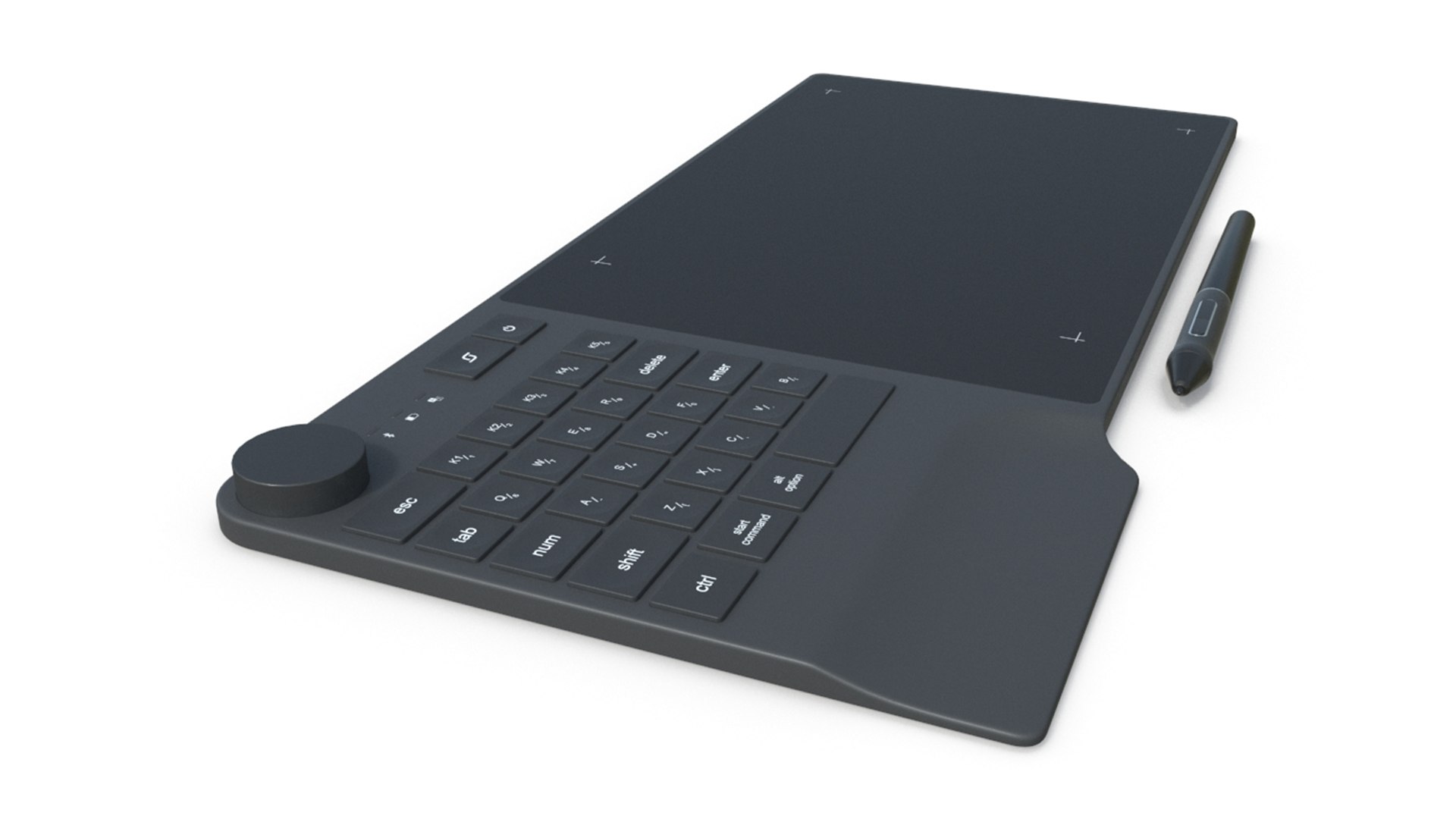 3D Drawing Tablet With Keyboard - TurboSquid 1962688