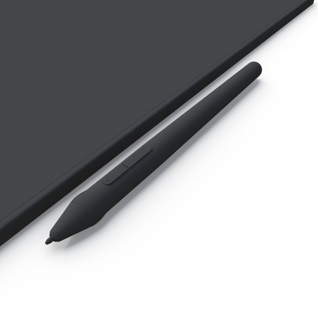 3D Drawing Tablet With Keyboard - TurboSquid 1962688
