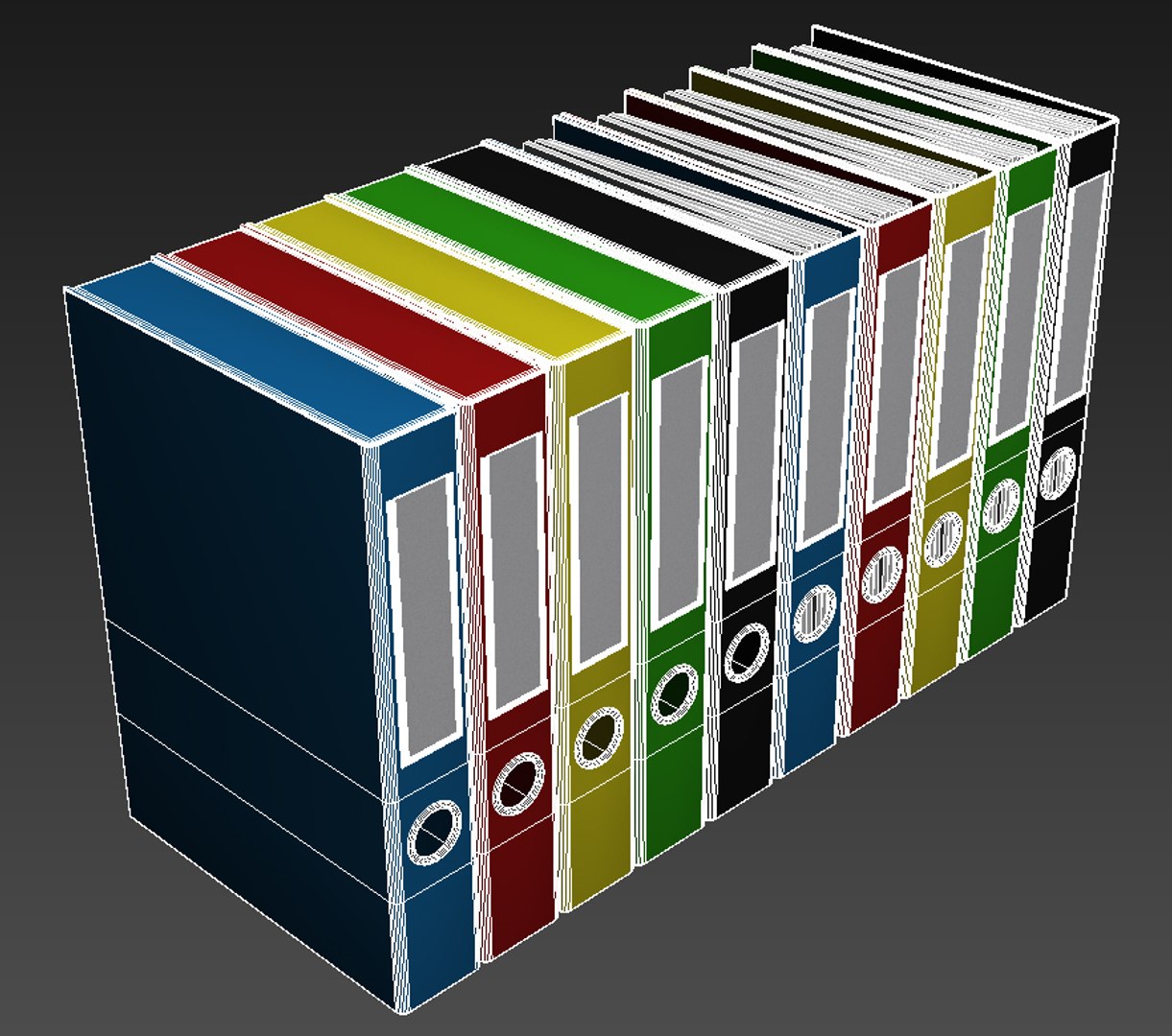 Folders Papers File Model - TurboSquid 1251426