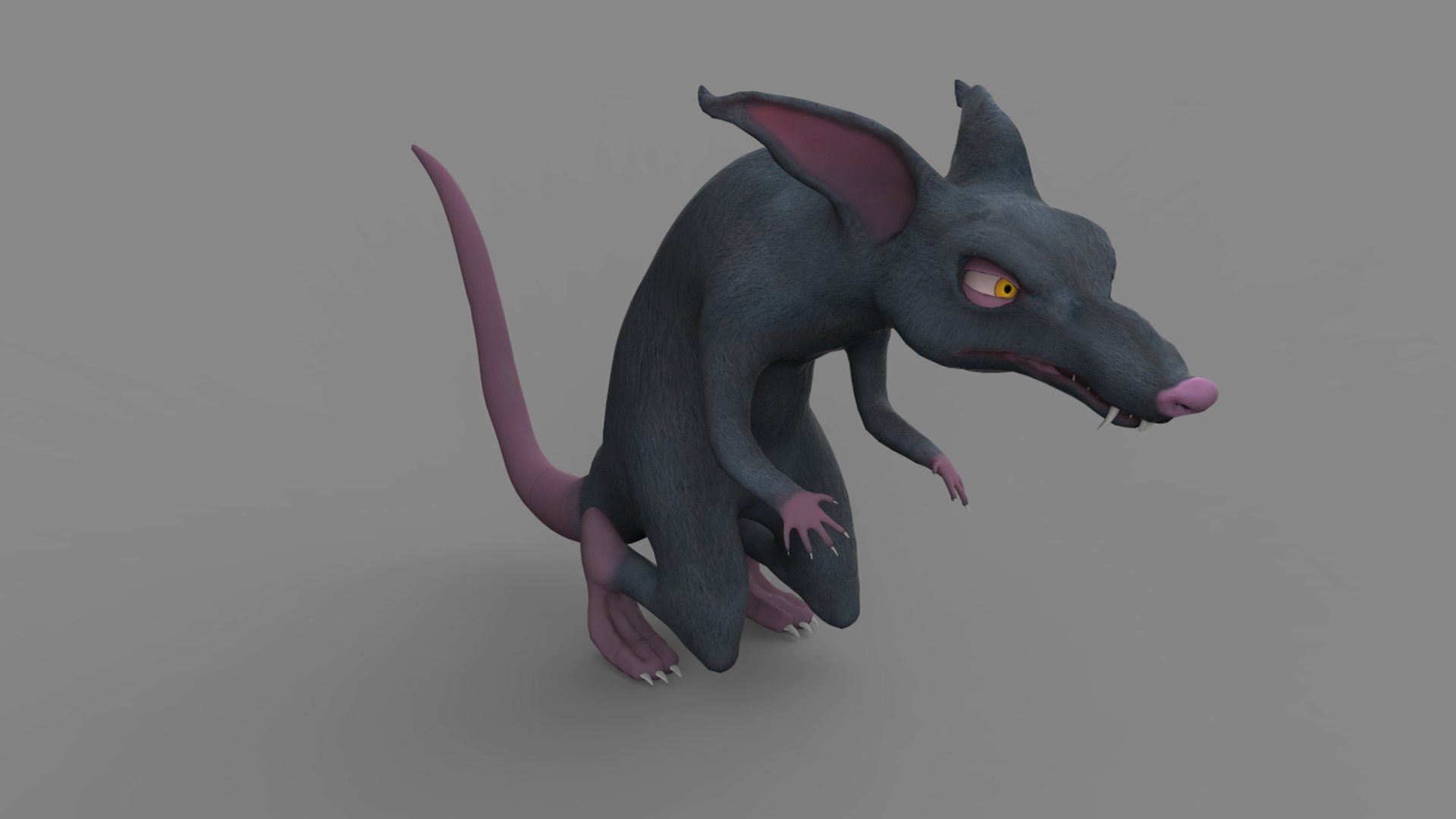 Free 3ds Model Rat