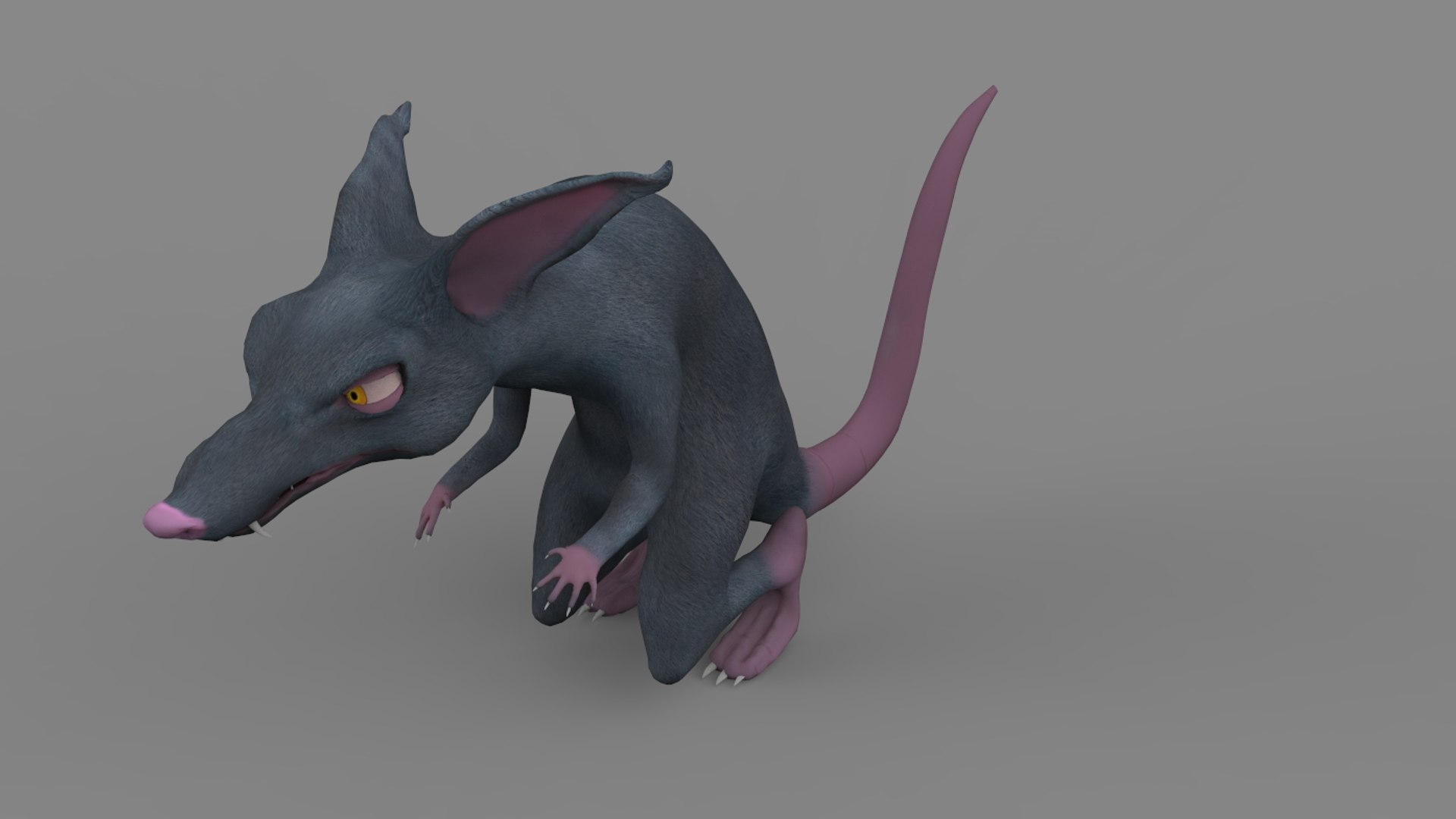 Free 3ds Model Rat
