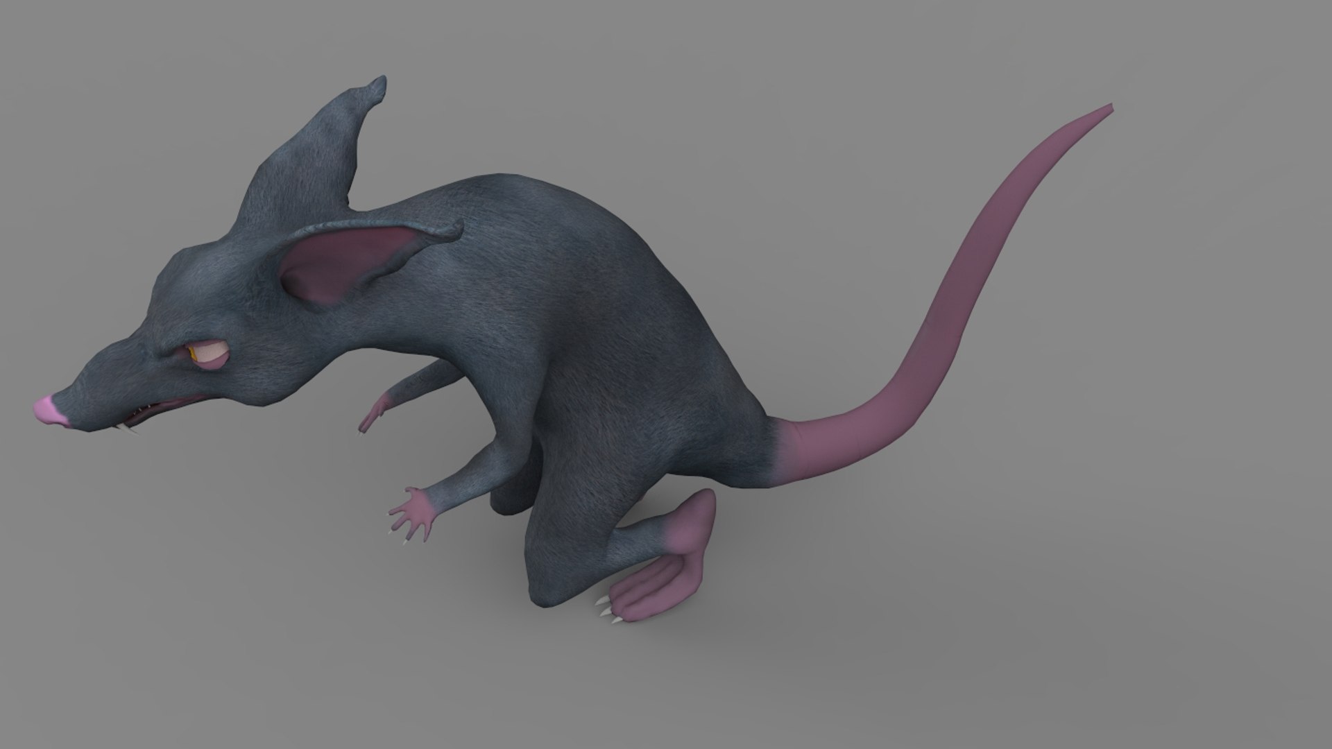 Free 3ds Model Rat