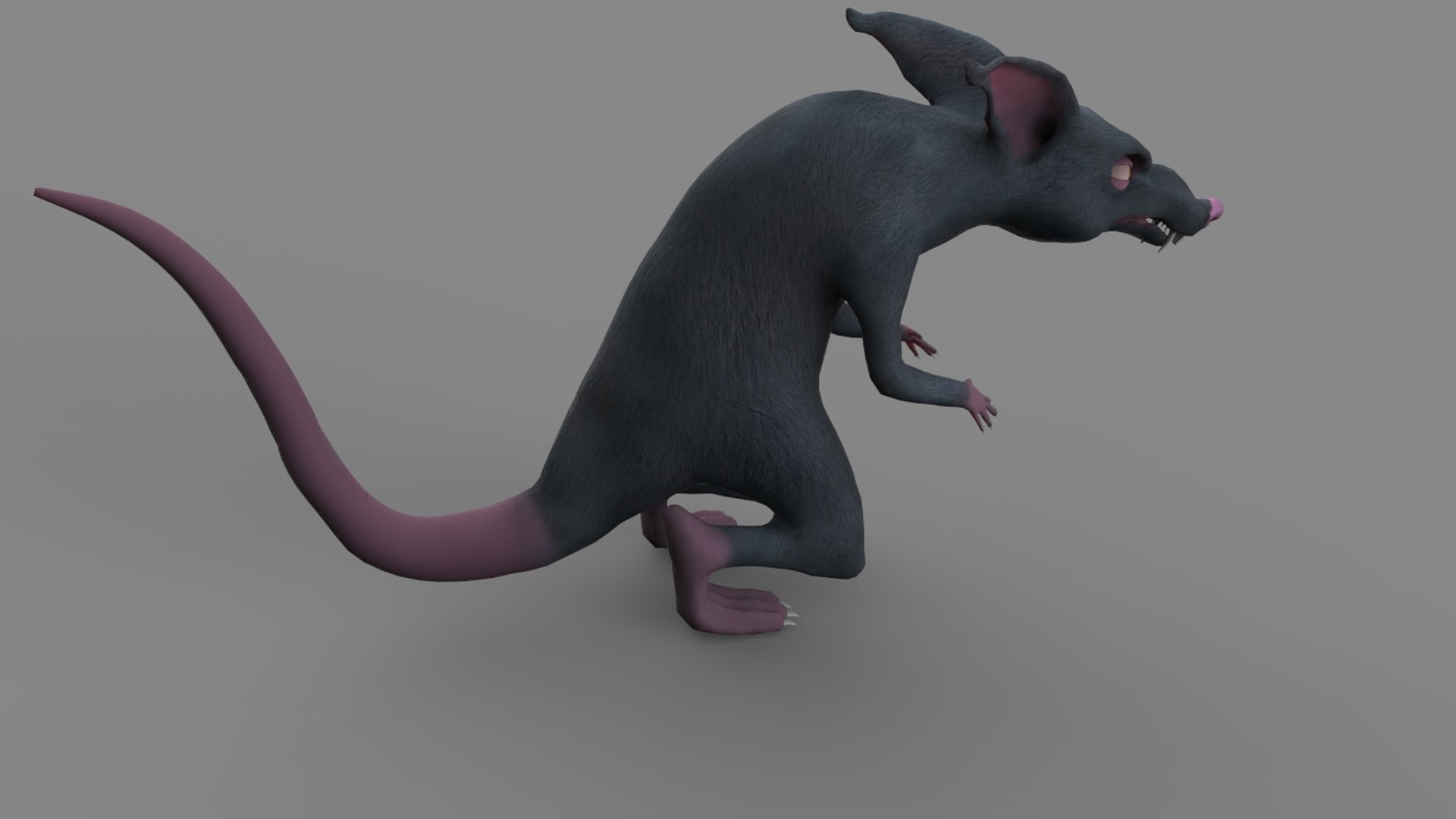 Free 3ds Model Rat