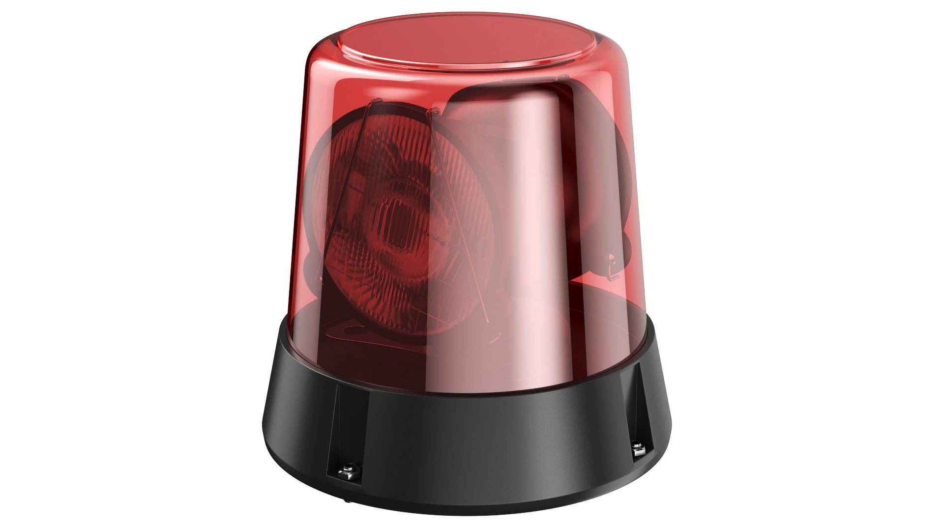 Detailed Warning Light Red 3D Model - TurboSquid 2293222