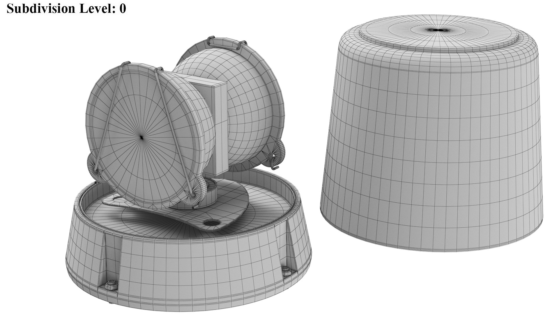 Detailed Warning Light Red 3D Model - TurboSquid 2293222