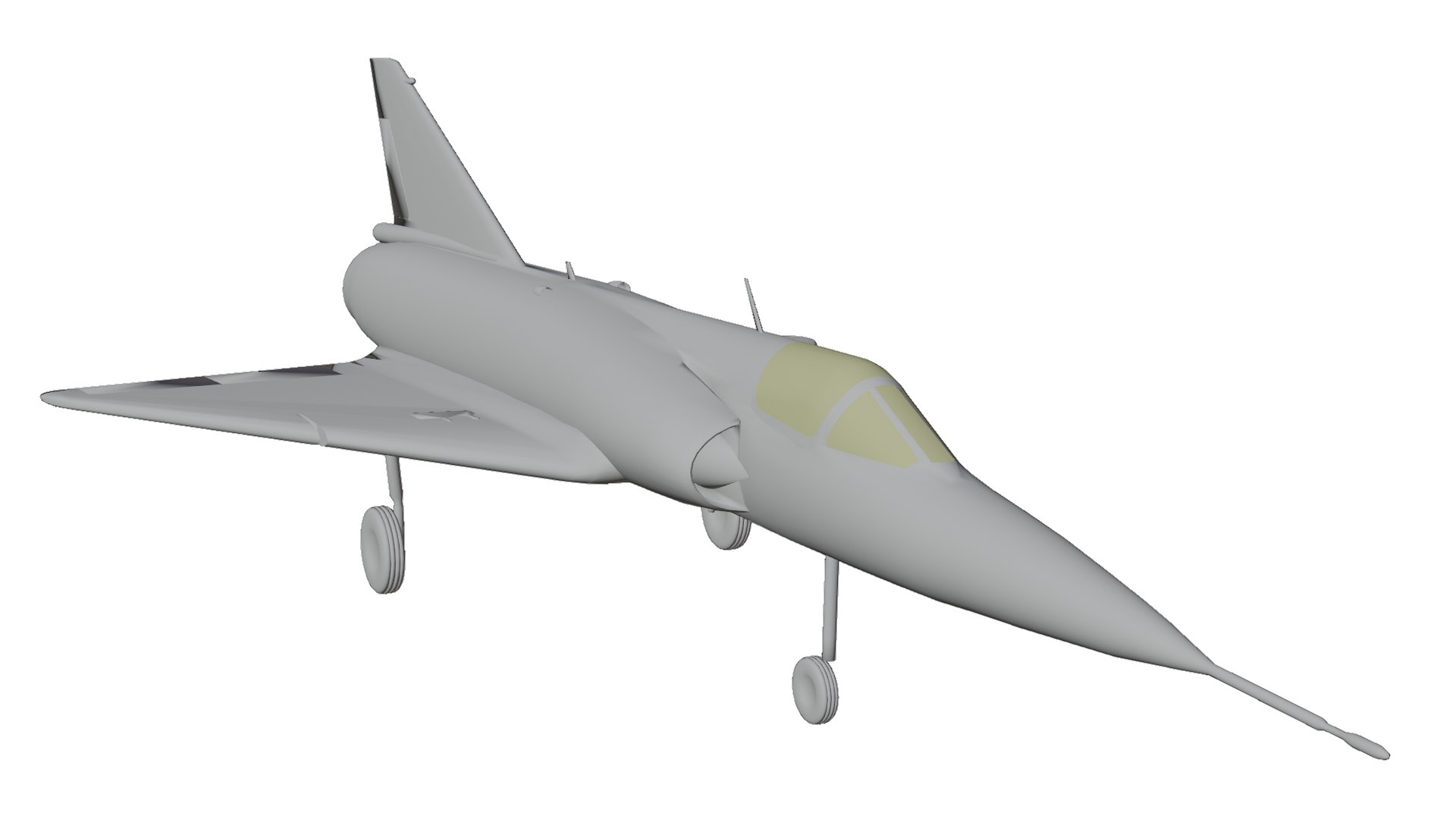 Mirage III 3D - TurboSquid 2307967