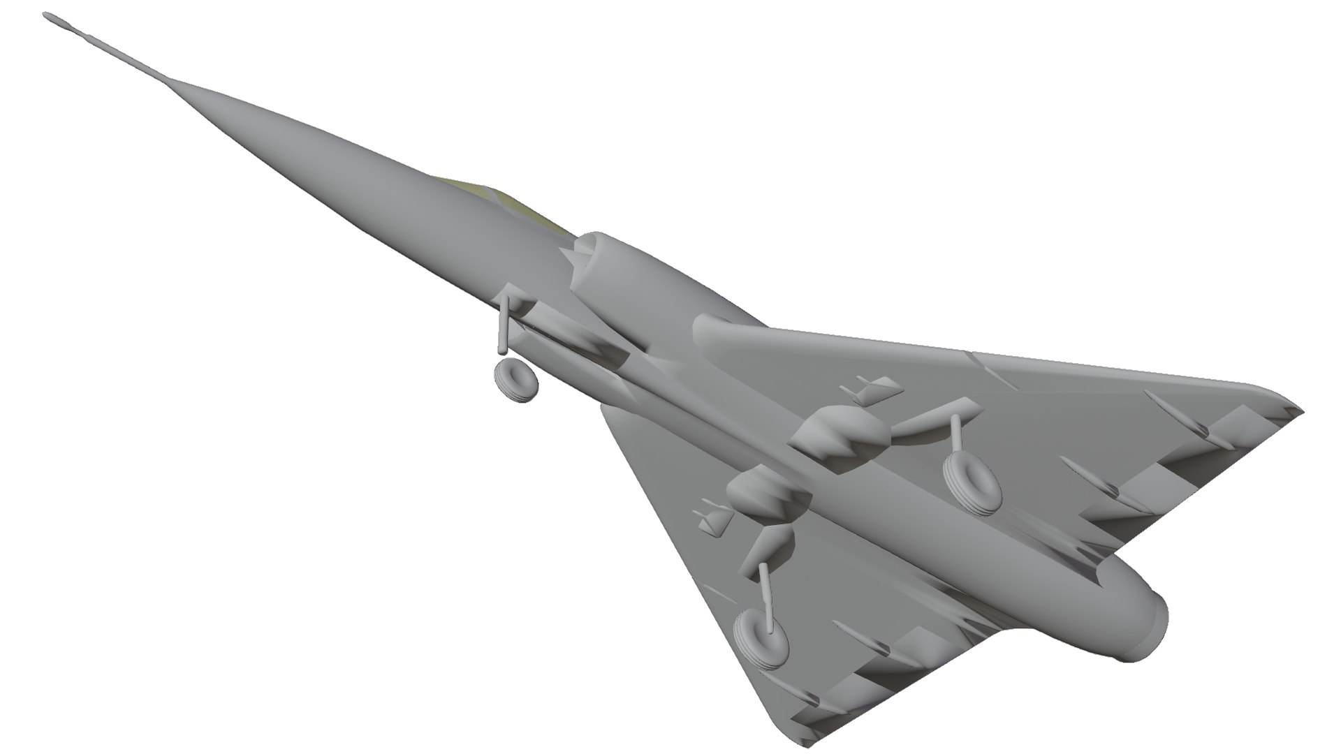 Mirage III 3D - TurboSquid 2307967