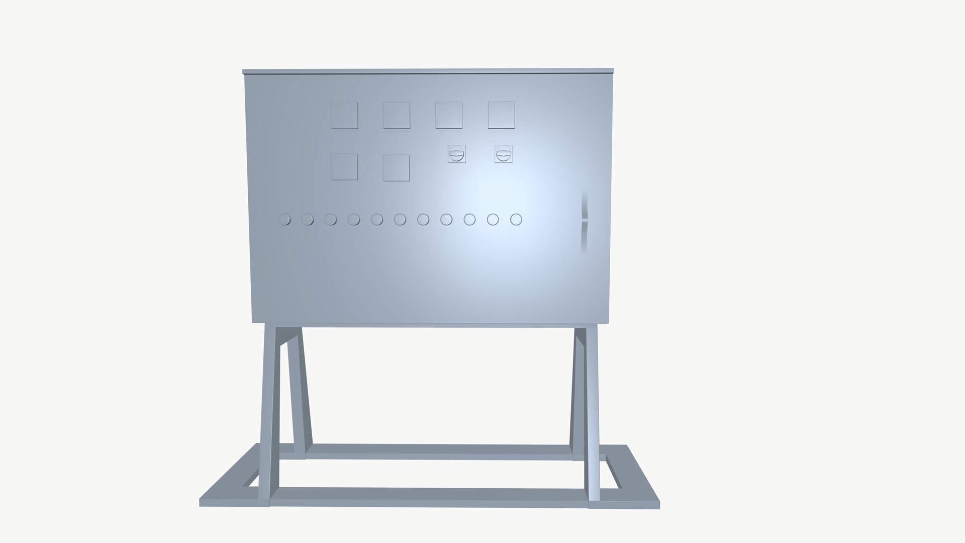 3D Stand Electri Box Model - TurboSquid 2255753
