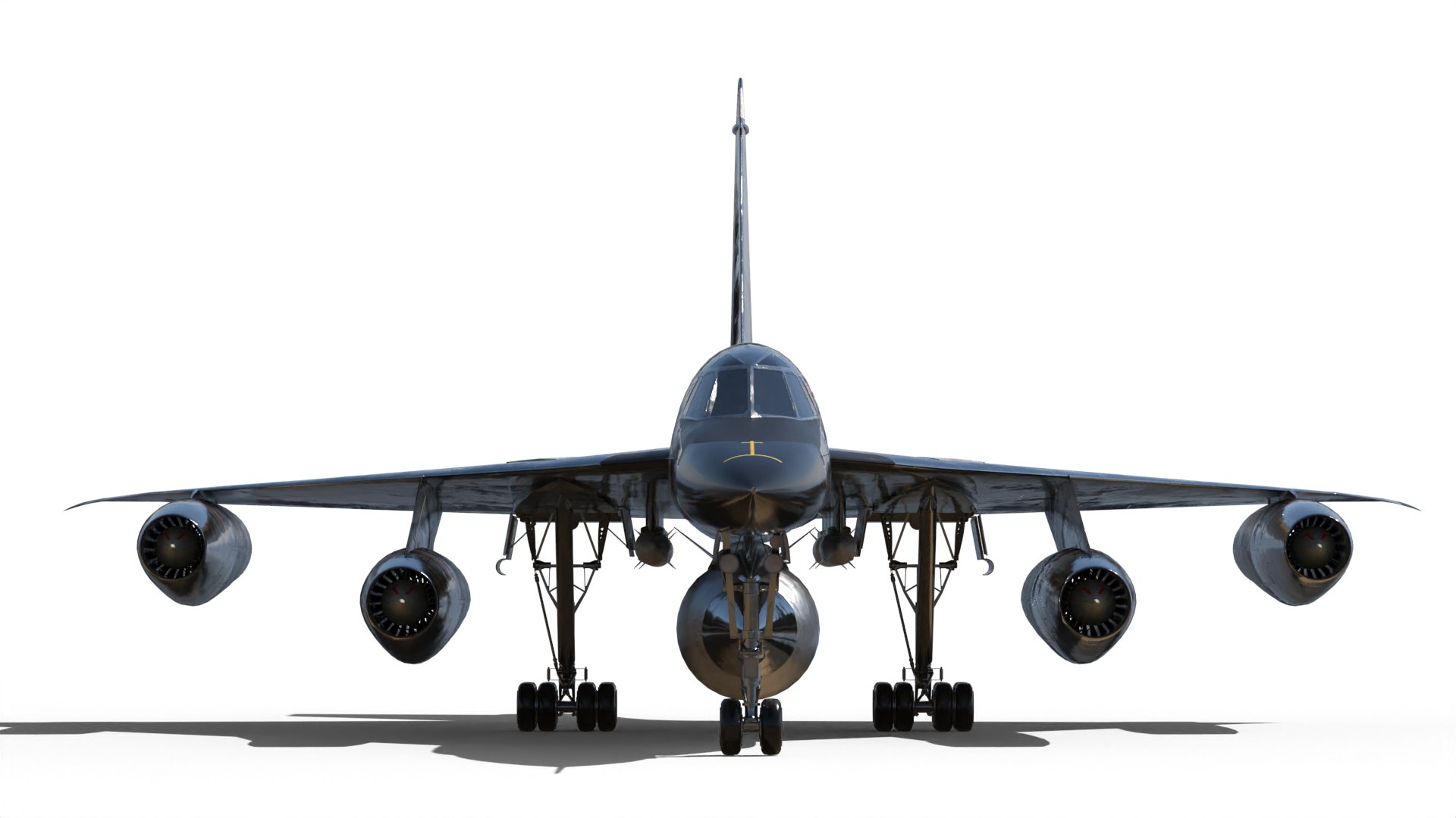 B-58 Hustler Nuclear Bomber 3D Model - TurboSquid 2087856
