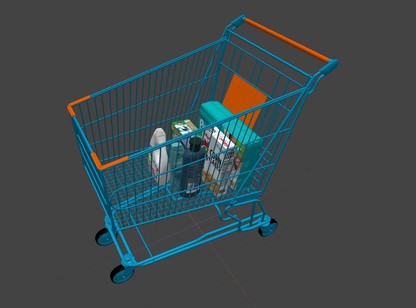 Shopping Cart Model - TurboSquid 2087221