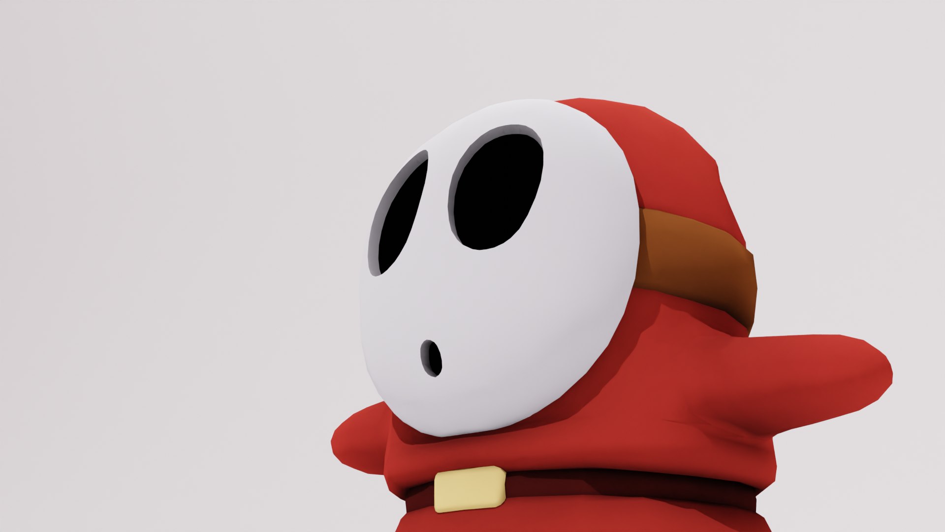 Shy Guy From Mario 3D Model - TurboSquid 2123354