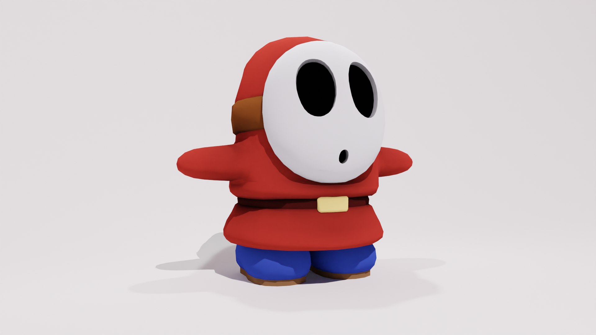 Shy Guy From Mario 3D Model - TurboSquid 2123354