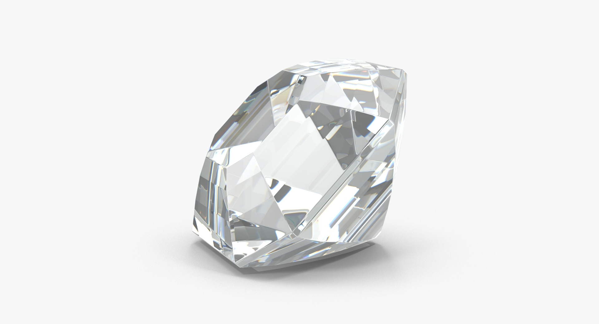 3D Asscher Cut Diamond - TurboSquid 1217692