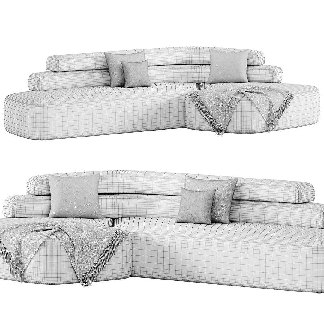 Rift Sofa By Moroso 3D Model - TurboSquid 2163064