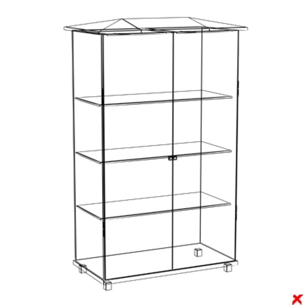 free dxf model cabinet display