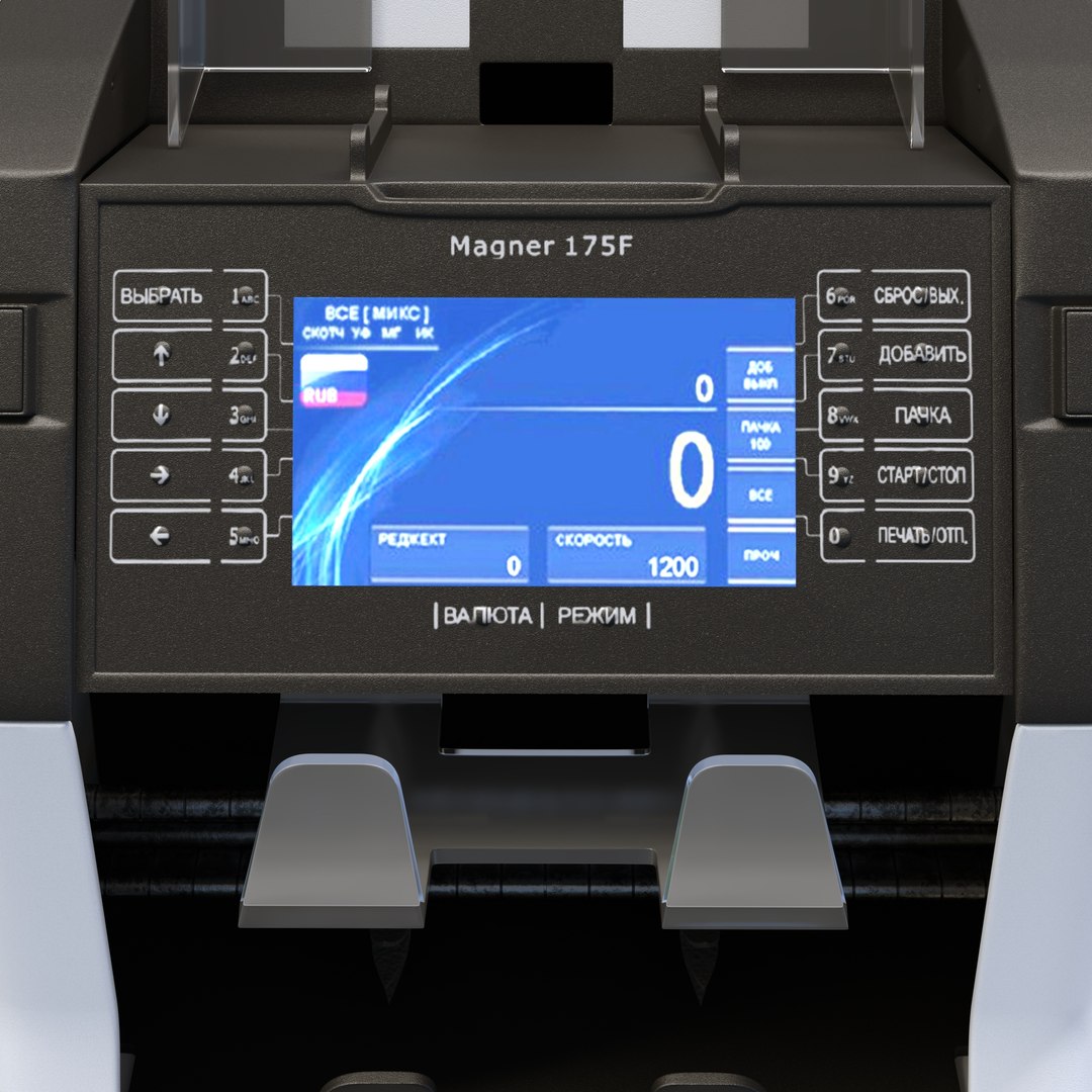 3D Banknote Counter Magner 175f - TurboSquid 1622384