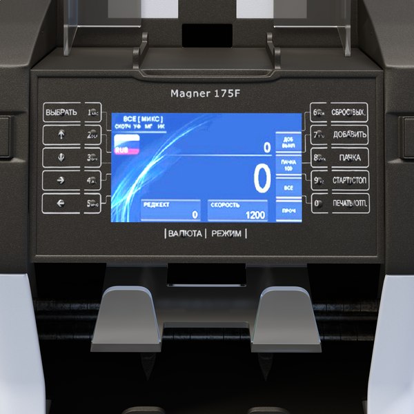 modelo 3d Contador de billetes Magner 175F - TurboSquid 1622384
