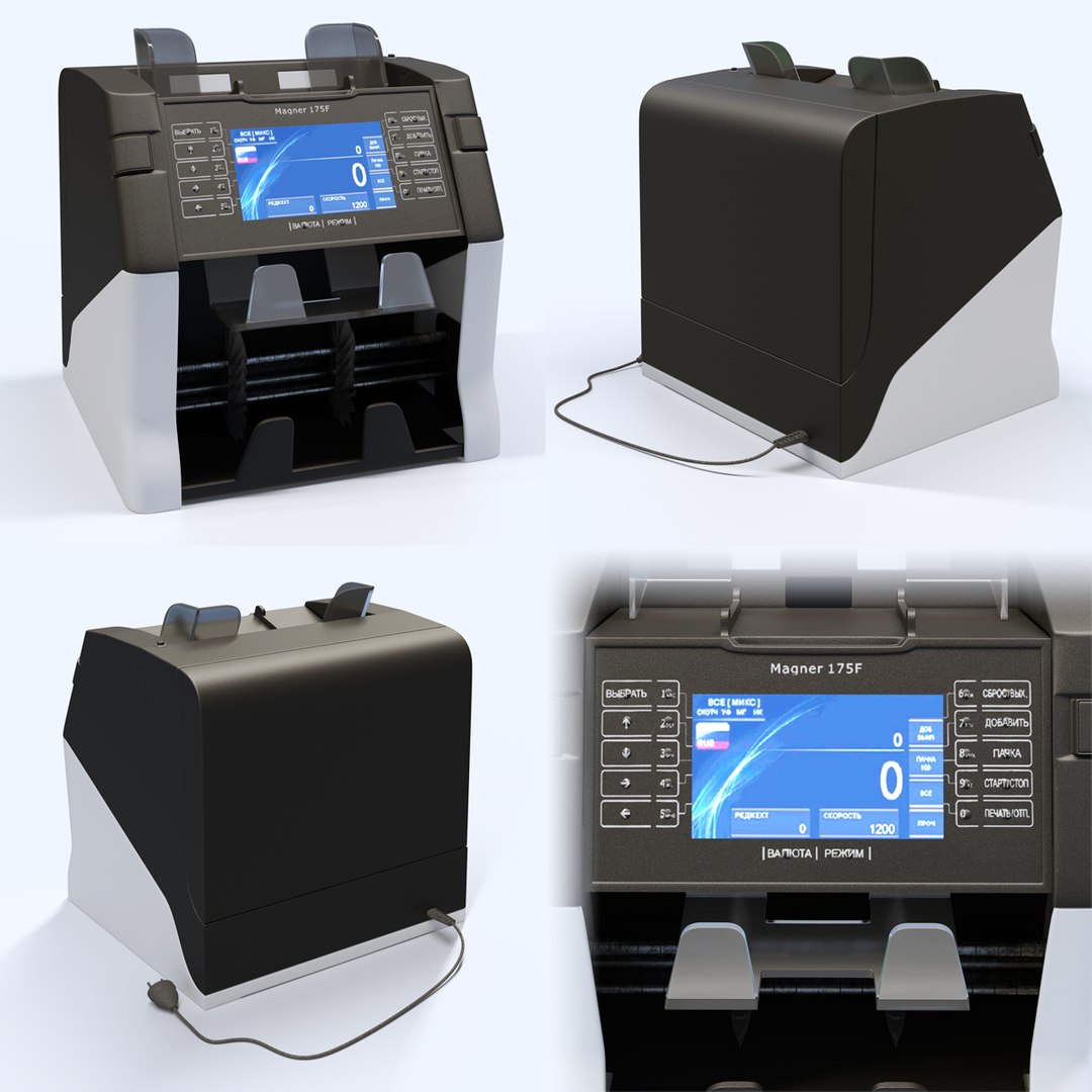 3D Banknote Counter Magner 175f - TurboSquid 1622384