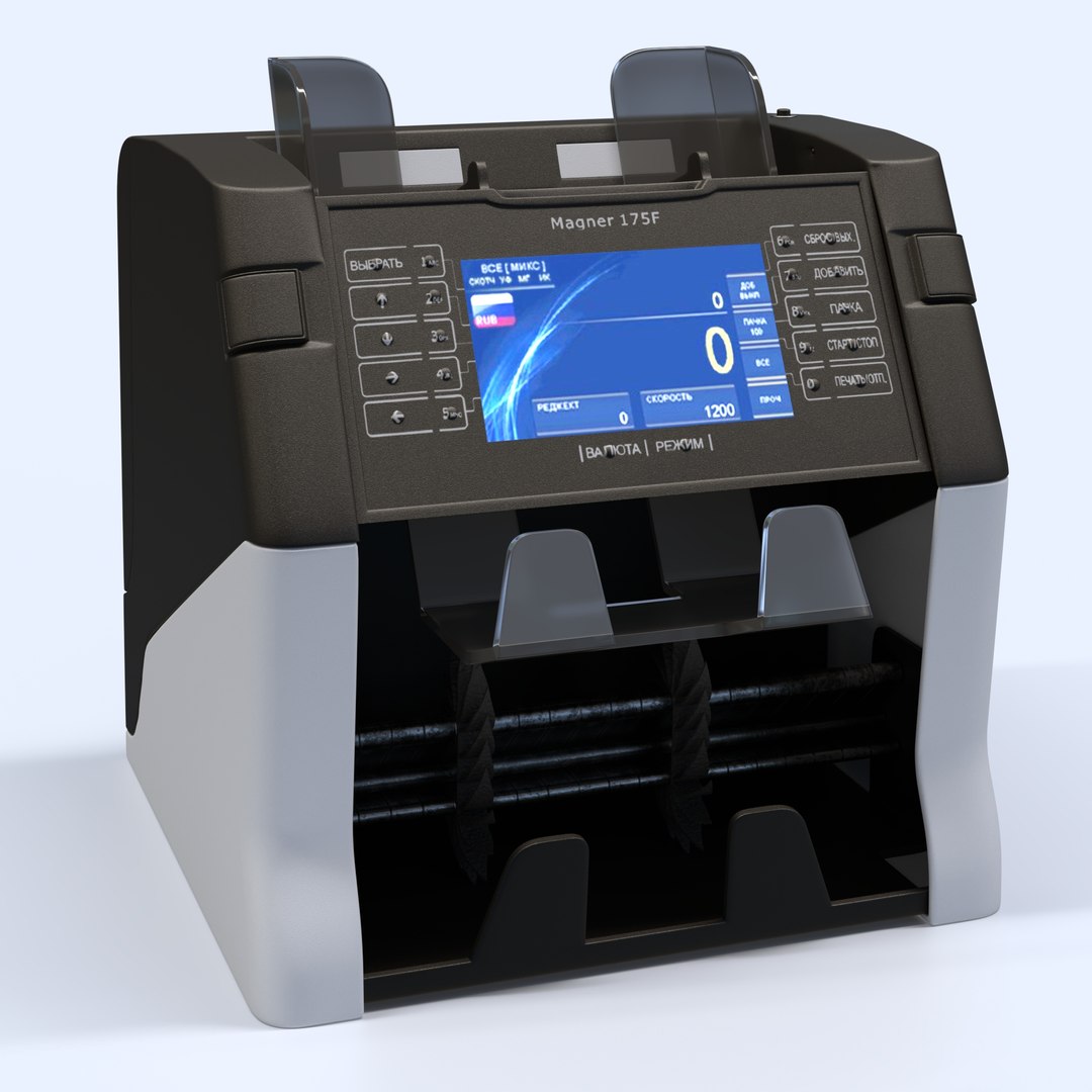 3D Banknote Counter Magner 175f - TurboSquid 1622384