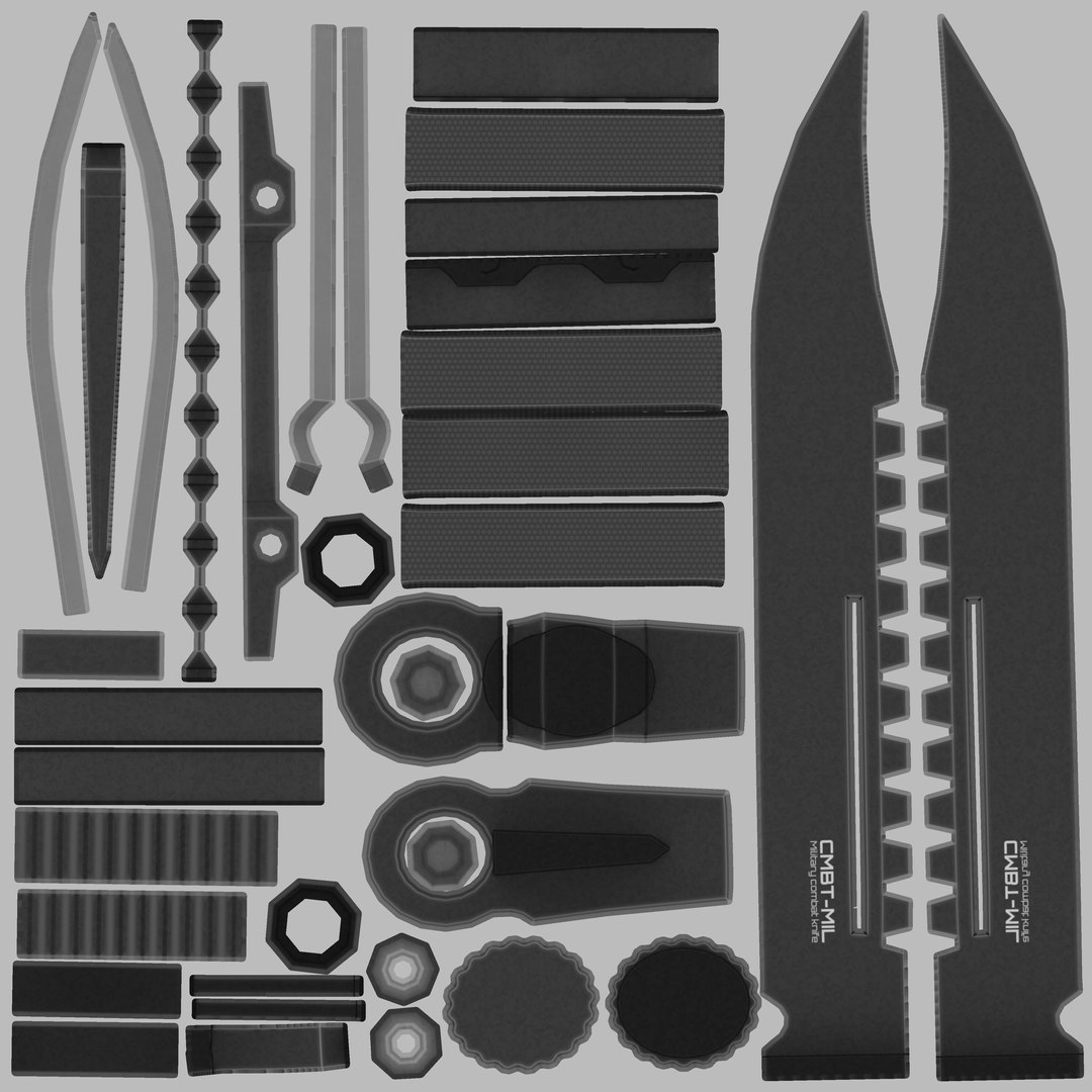 Combat Melee Weapon Collection 3D Model - TurboSquid 2418871