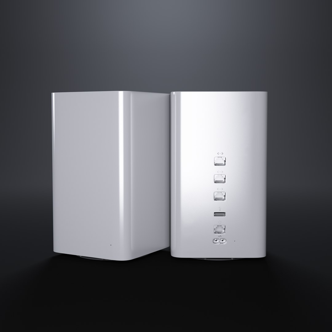3d Model Of Apple Airport Extreme 2013