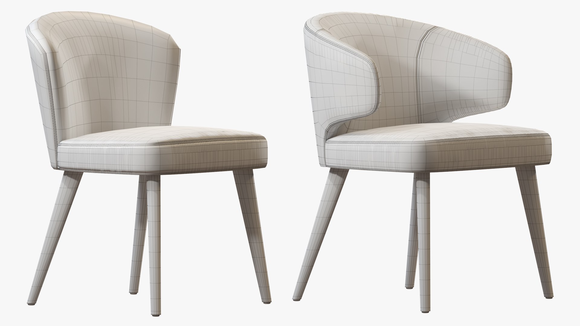 3D ASTON DINING Chair By MINOTTI - TurboSquid 2008306