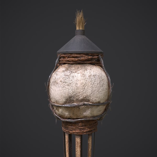 Skull Torch 3D model - TurboSquid 1806424