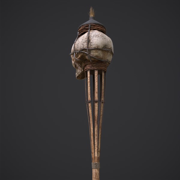 Skull Torch 3D model - TurboSquid 1806424
