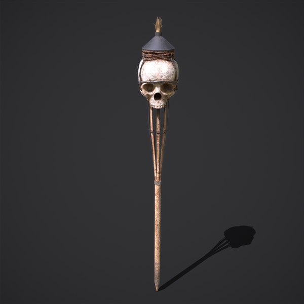 Skull Torch 3D model - TurboSquid 1806424