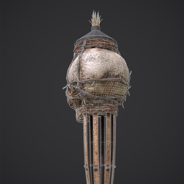 Skull Torch 3D model - TurboSquid 1806424
