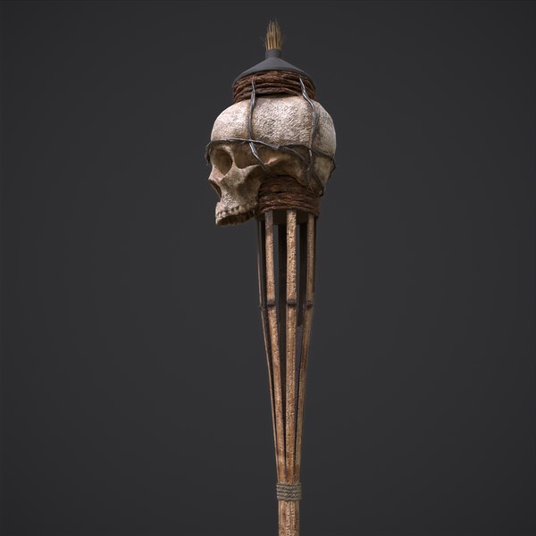 Skull Torch 3D model - TurboSquid 1806424